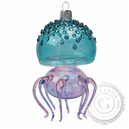 Glas See Qualle Figur | Decor-by-Glassor.cz